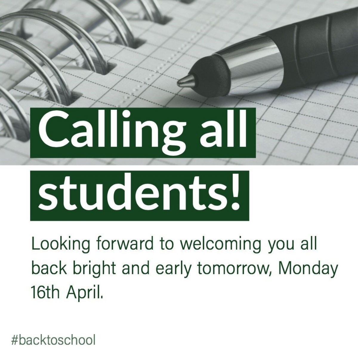 St Benedict's Catholic School - Calling all students!